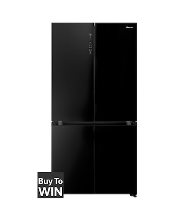Hisense KitchenFit RQ768N4GBE Multi-Door Fridge Freezer - Black | JD ...