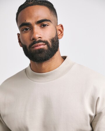 Interlock Relaxed Fit High Neck Sweat | JD Williams