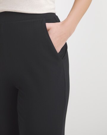 2 Pack Black Jersey Tapered Leg Trousers | JD Williams