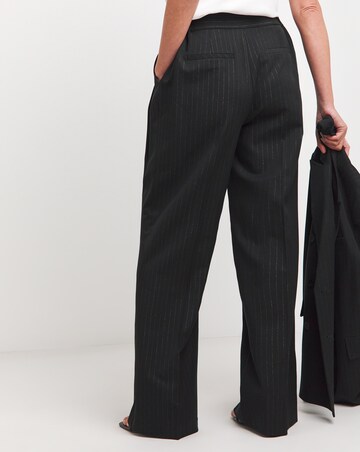 Metallic Thread Wide Leg Trouser | JD Williams