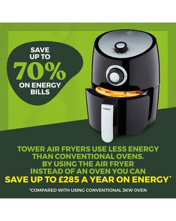 Tower T17023 2.2Litre 1000W Manual Air Fryer | JD Williams