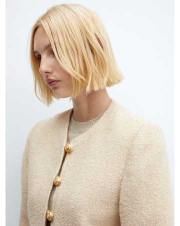 Mango Round Neck Short Jacket | JD Williams