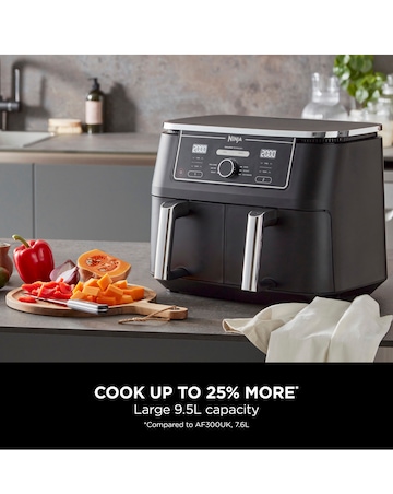 Ninja Foodi Dual Zone 9.5L Air Fryer MAX AF400UK | JD Williams