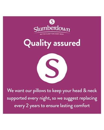 Slumberdown Super Support Feels Like Down 4 Pack Pillows | JD Williams