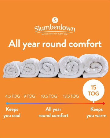 Slumberdown Chilly Nights 15 Tog Duvet | JD Williams