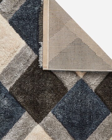 Geo Shaggy Cosy Rug | JD Williams