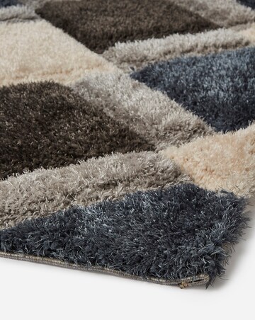 Geo Shaggy Cosy Rug | JD Williams