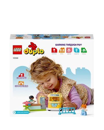 LEGO DUPLO The Bus Ride Toy for Toddlers Aged 2+ 10988 | JD Williams