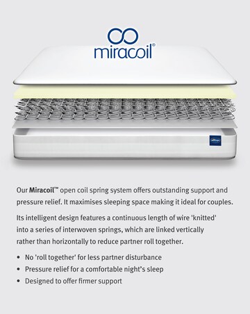 Silentnight Miracoil 3 Tufted Ortho Mattress | JD Williams