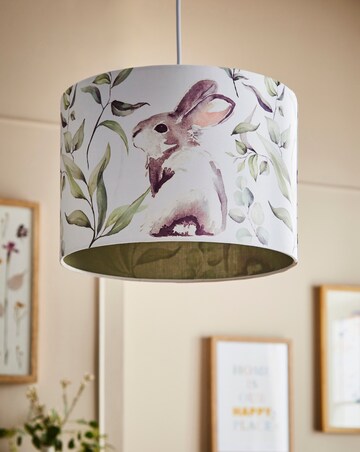 Julipa Rabbit & Floral Print Easy Fit Light Shade | JD Williams