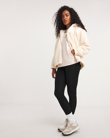 Full Zip Hybrid Borg Fleece Jacket | JD Williams