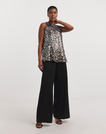 Sequin Racer Top | JD Williams