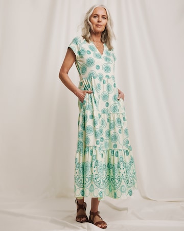 Julipa Printed Tiered Midi Dress | JD Williams