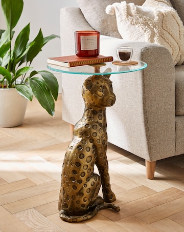 Leopard Accent Table | JD Williams