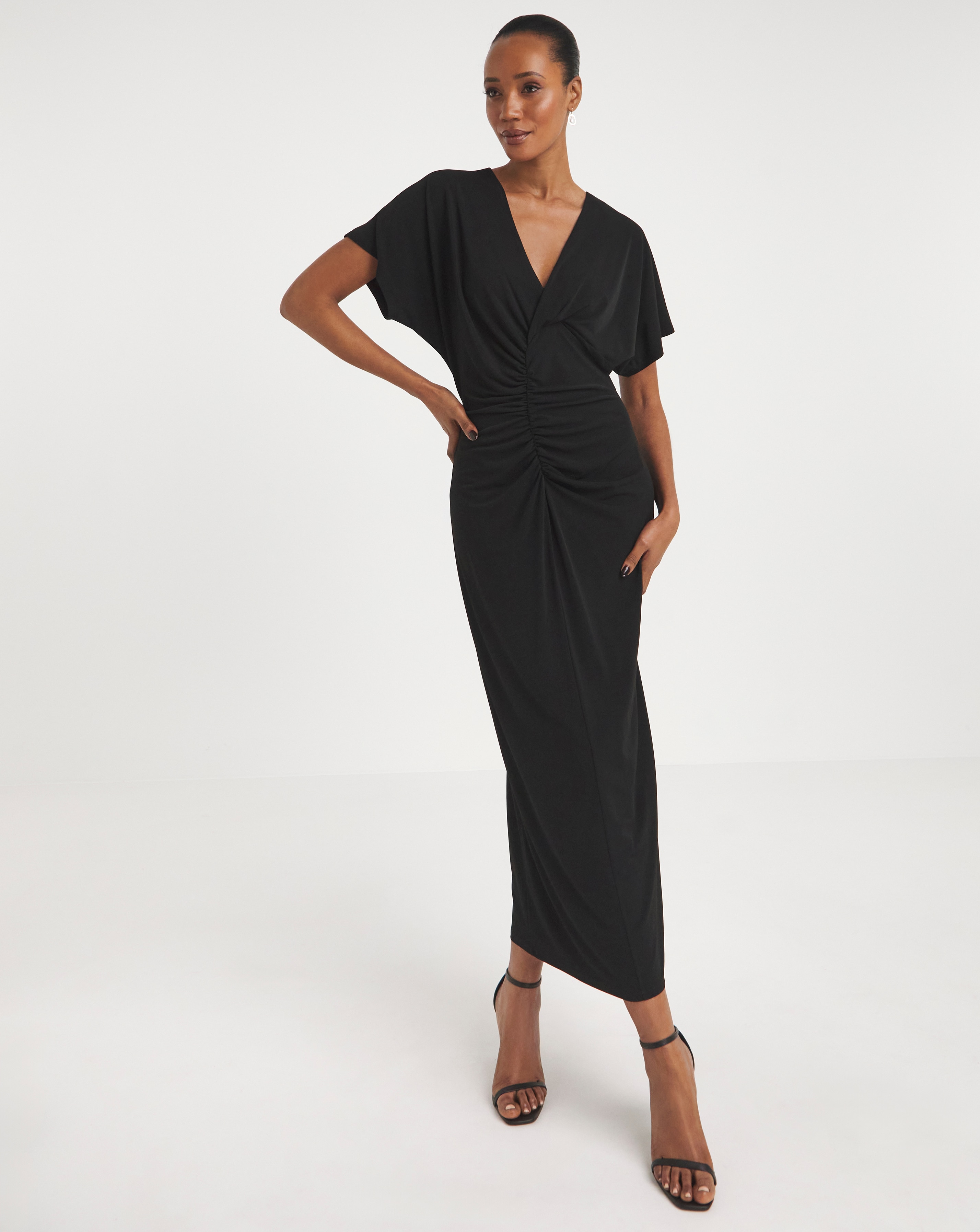 Joanna Hope MAGISCULPT Ruched Front Jersey Dress | JD Williams