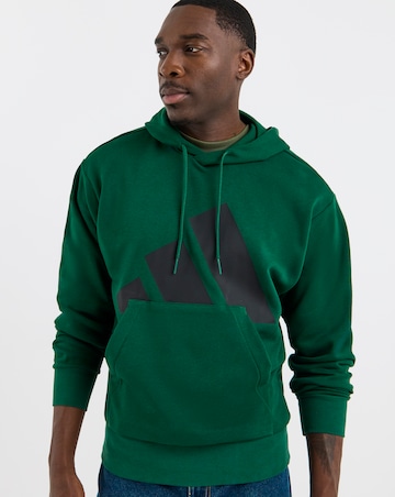 adidas Big Logo French Terry Hoodie | JD Williams