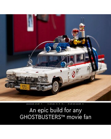 LEGO Icons Ghostbusters ECTO-1 Car Set for Adults 10274 | JD Williams