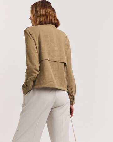 Truffle Textured Utility Jacket | JD Williams