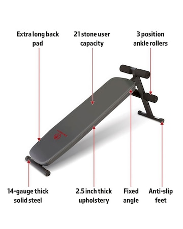 Marcy JD1.2 Slant Board | JD Williams