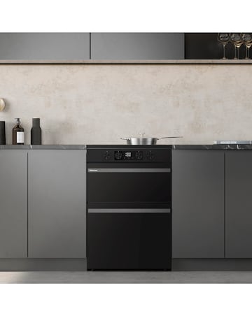 Hisense HDCEIT6C20B 60cm Induction Double Cooker - Black | JD Williams