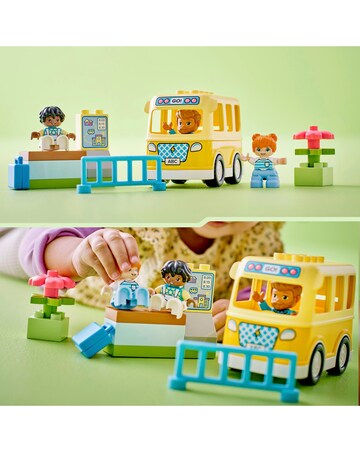 LEGO DUPLO The Bus Ride Toy for Toddlers Aged 2+ 10988 | JD Williams