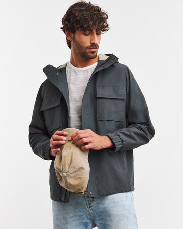 Charcoal Lightweight Chest Pocket Jacket | JD Williams