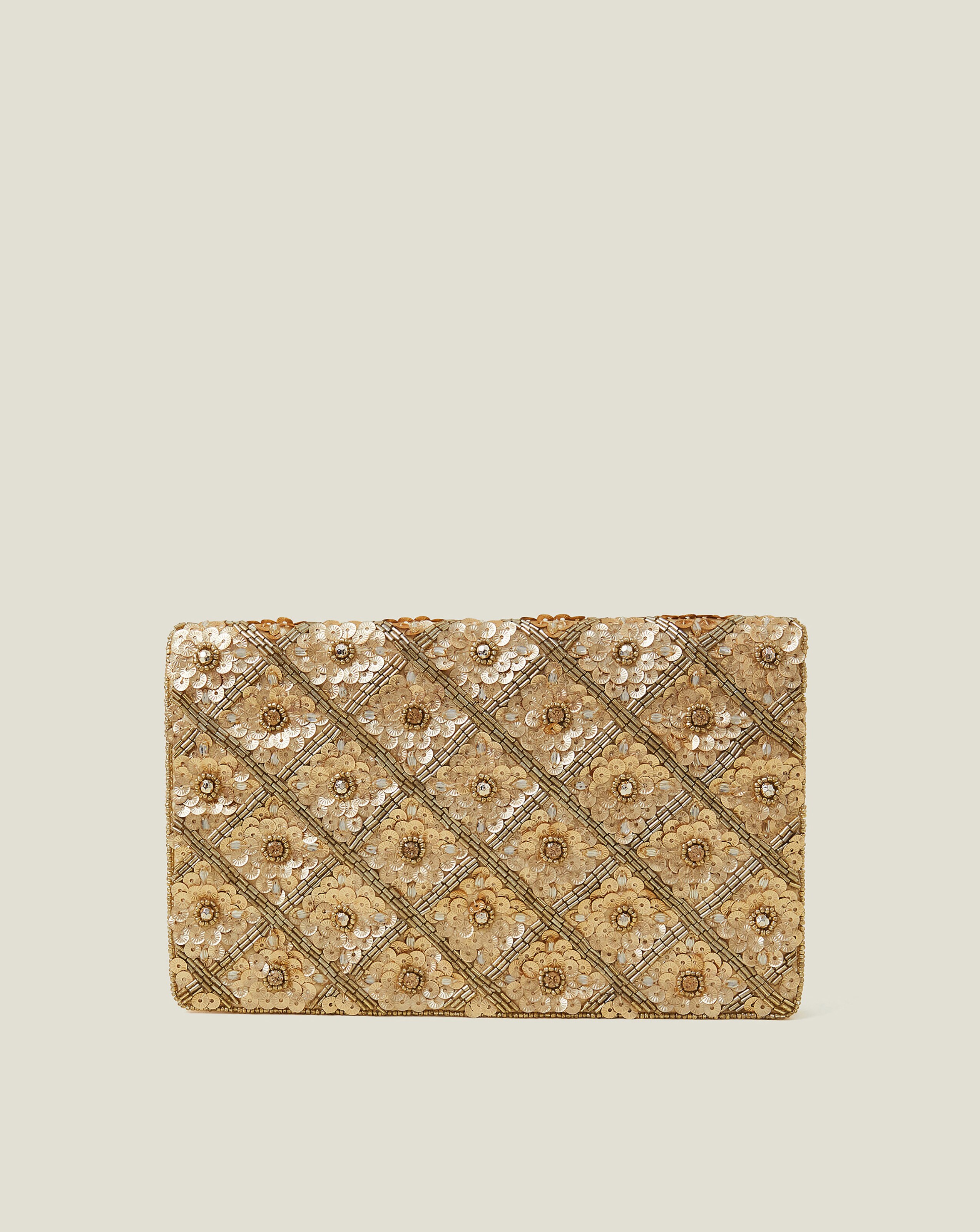 Accessorize Bead Embellished Clutch Bag | JD Williams