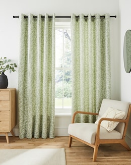 Fusion Fernworthy Printed Eyelet Curtains | JD Williams