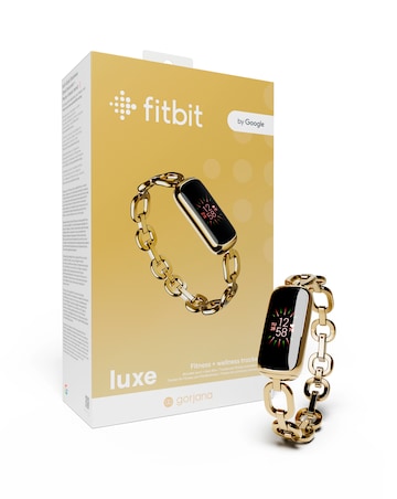 Fitbit Luxe Special Edition Fitness Tracker - Soft Gold/Peony | JD Williams