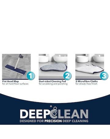 Beldray Deep Clean 4-In-1 Floor & Surface Cleaning Set | JD Williams