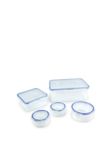 LocknLock 5 Piece Assorted Container Set | JD Williams