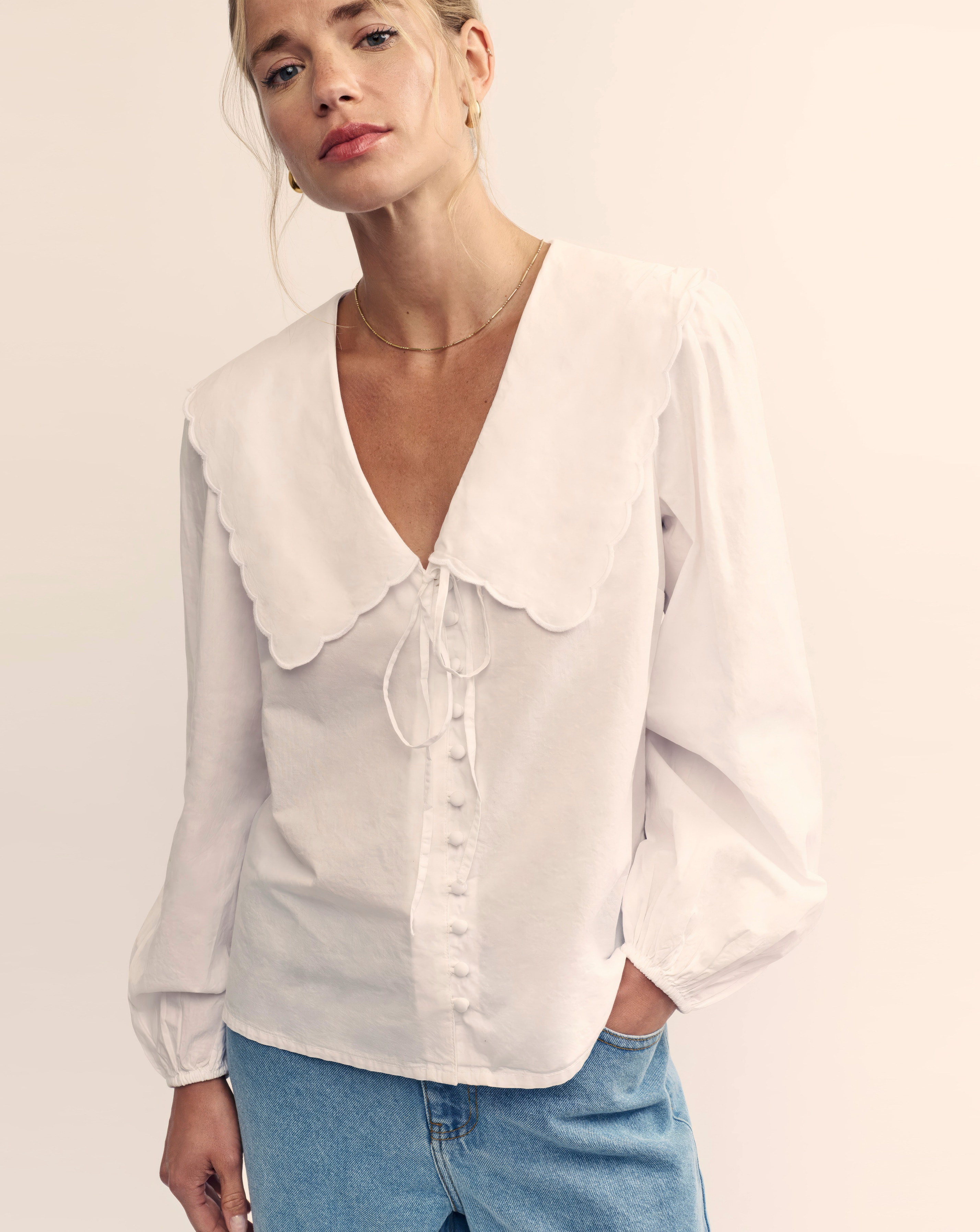 Nobody's Child Birdie Collar Blouse | JD Williams