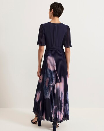 Phase Eight Abigail Printed Pleat Maxi Dress | JD Williams