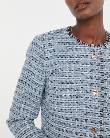 Blue Boucle Jacket | JD Williams