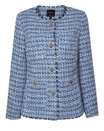Blue Boucle Jacket | JD Williams