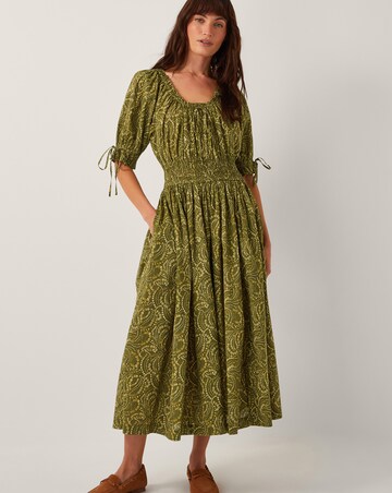 Monsoon Delma Paisley Print Midi Dress | JD Williams