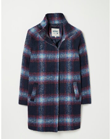FatFace Freya Wool Blend Check Coat | JD Williams