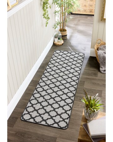 My Mat Moroccan Tile Washable Runner | JD Williams
