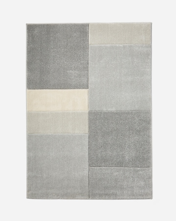 Sara Blocks Carved Rug | JD Williams