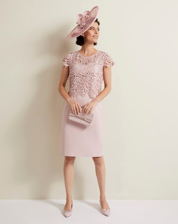 Phase Eight Daisy Lace Double Layer Dress | JD Williams