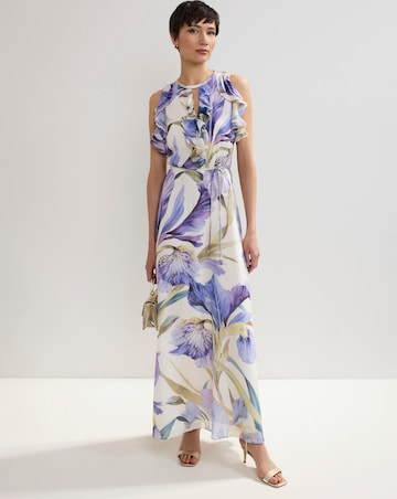Phase Eight Rachel Printed Texture Maxi Dress | JD Williams